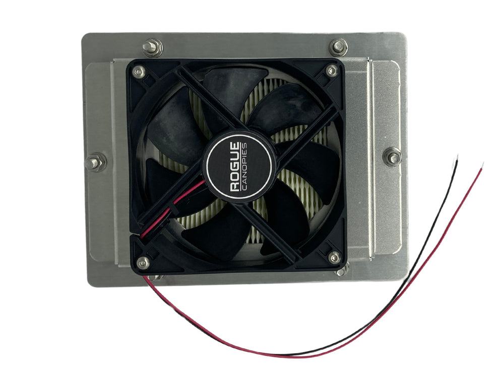 V2 Side Mount Canopy Air Vent with Filter & 12V Fan – Rogue Canopies