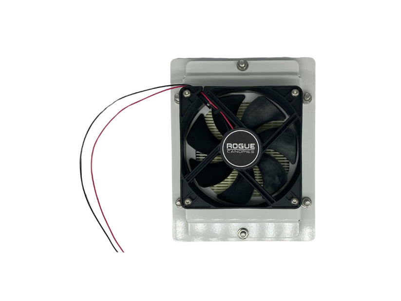 V2 Front Mount Canopy Air Vent with Filter & 12V Fan – Rogue Canopies
